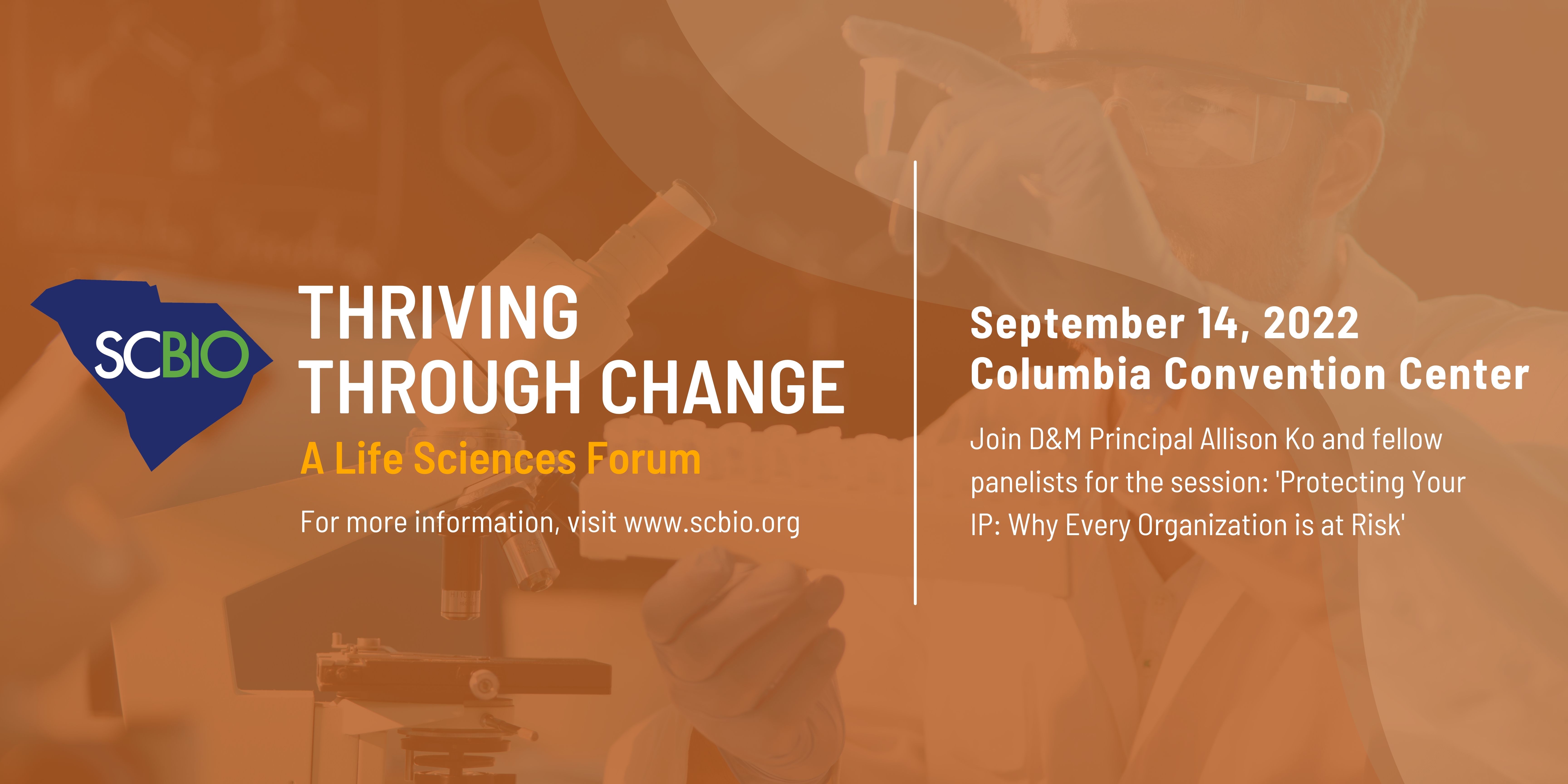 Allison Ko Recognized as an Industry Leading Speaker at SCBIO Life Sciences Forum | Dority ...